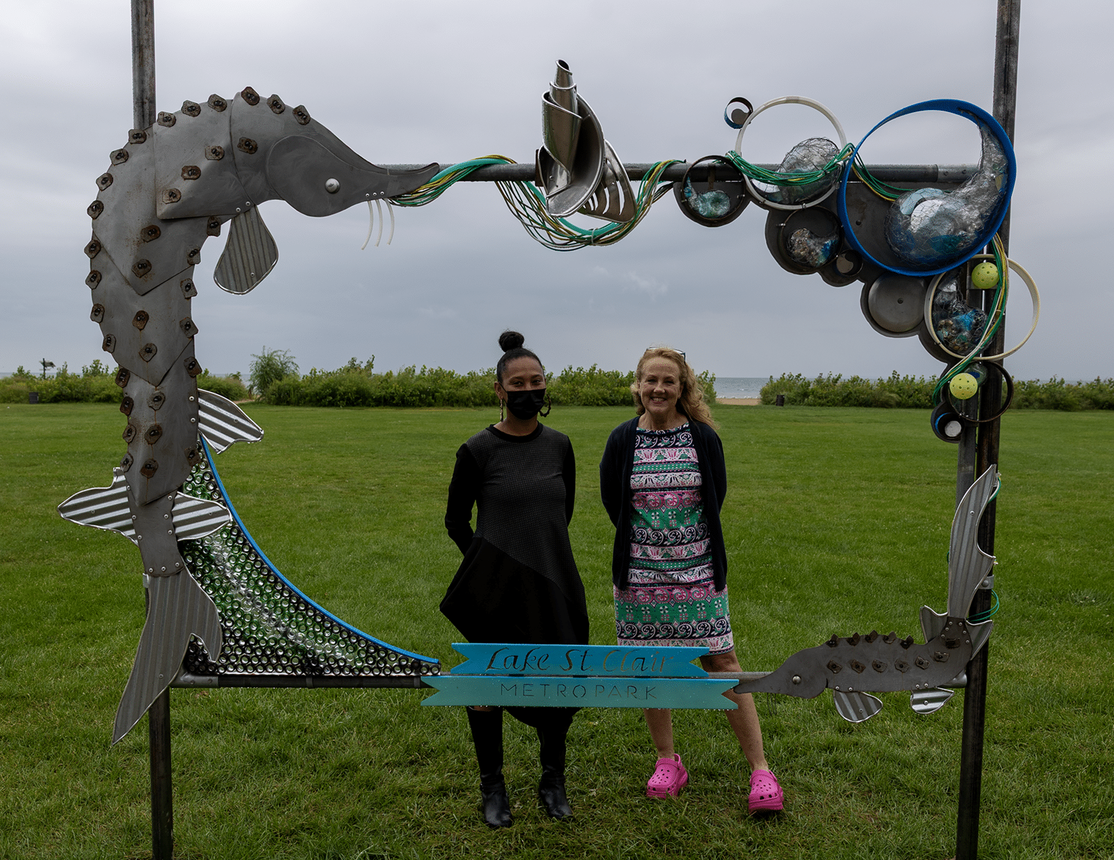 Detroit artist creates new art installation for St. Clair Metropark ...