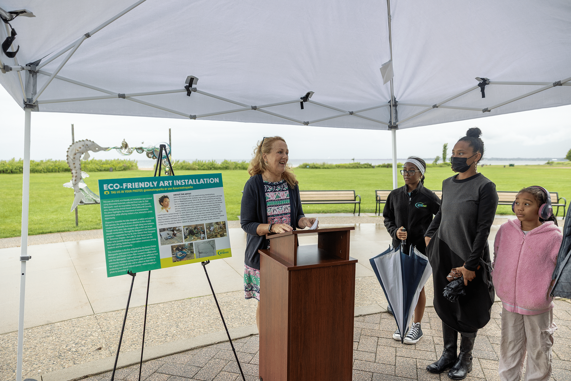 Detroit artist creates new art installation for St. Clair Metropark ...